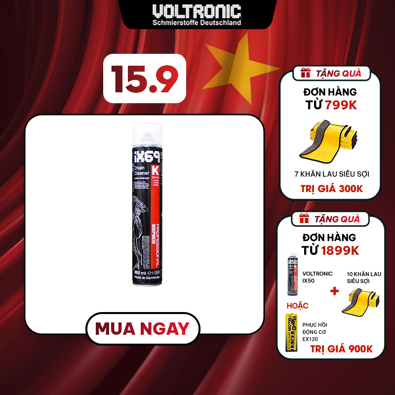 Xịt rửa sên nhập khẩu chính hãng từ đức VOLTRONIC IX69 Jumbo 800ml ...