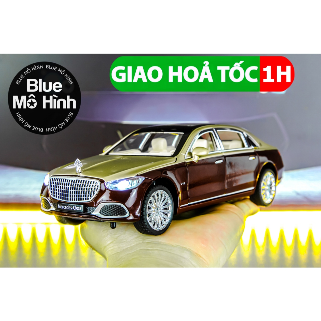 Xe mô hình sedan Mercedes Maybach S680 1:24 Nâu | Shopee Việt Nam
