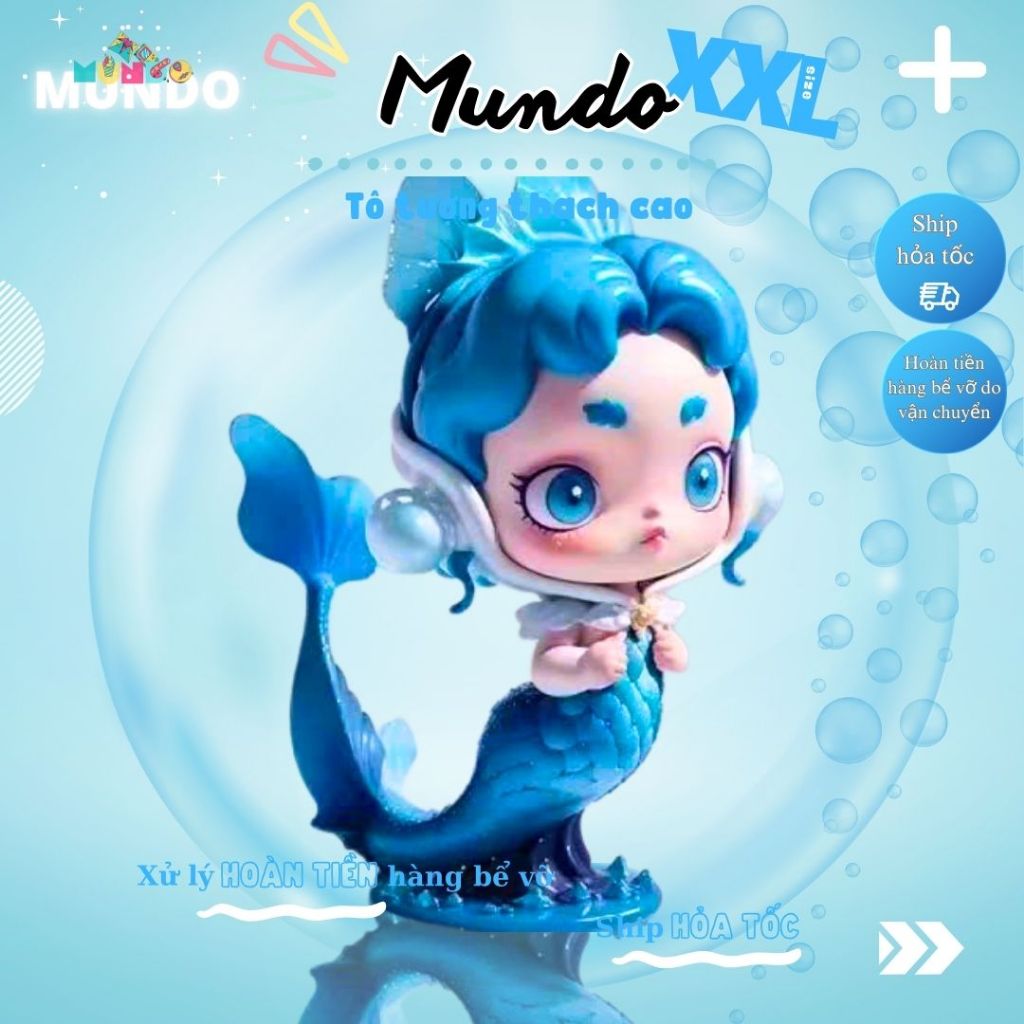 Tô Tượng Thạch Cao Size XXL Skull Panda Tiên Cá, Tượng Thạch Cao MUNDO ...