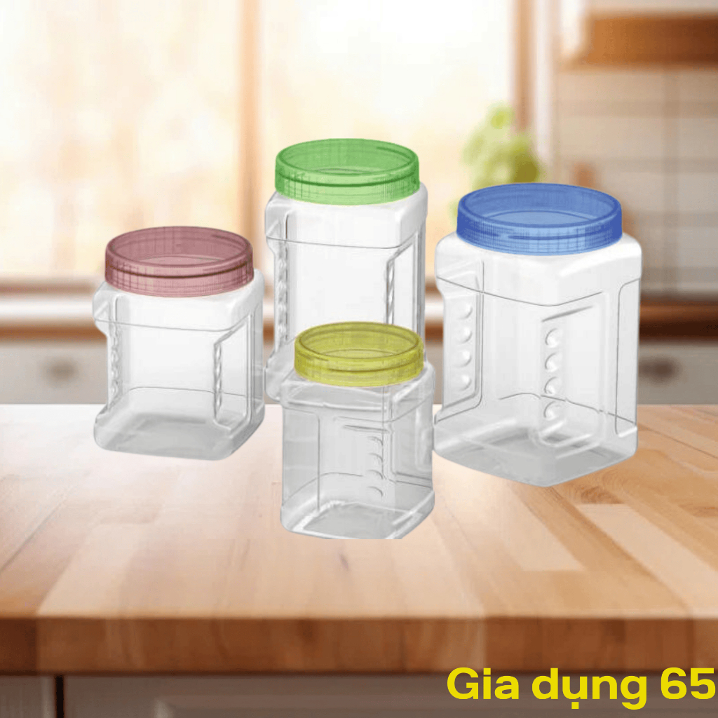 Hủ nhựa PET Duy Tân nhiều dung tích ( Từ 2kg đến 10kg) | Shopee Việt Nam