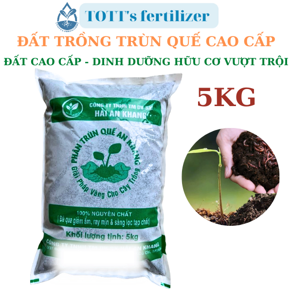 Phân bò, TOTT’s Fertilizer, gói 5kg đã qua xử lý dùng cho mọi cây trồng ...