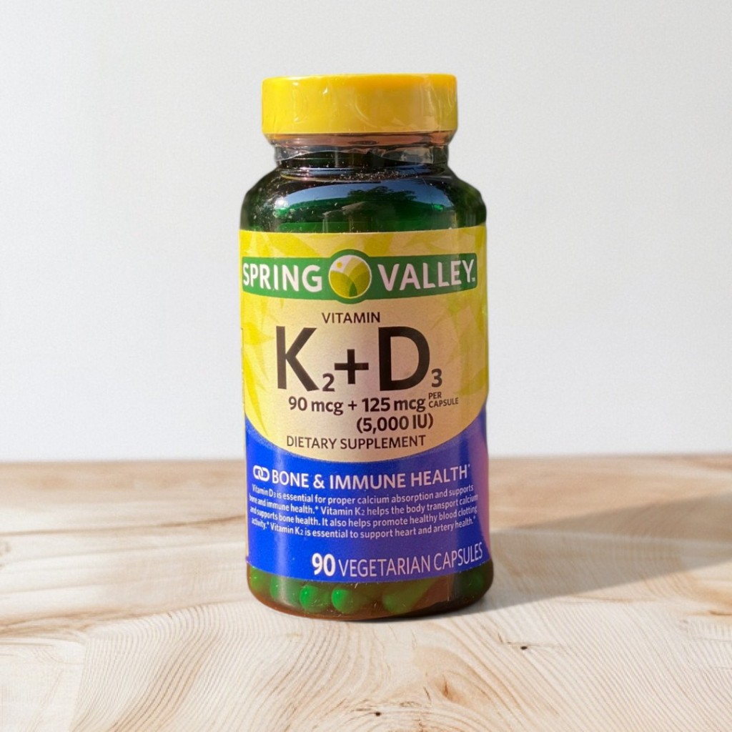 Viên uống bổ sung Vitamin K2 + D3 Spring Valley 90 viên | Shopee Việt Nam