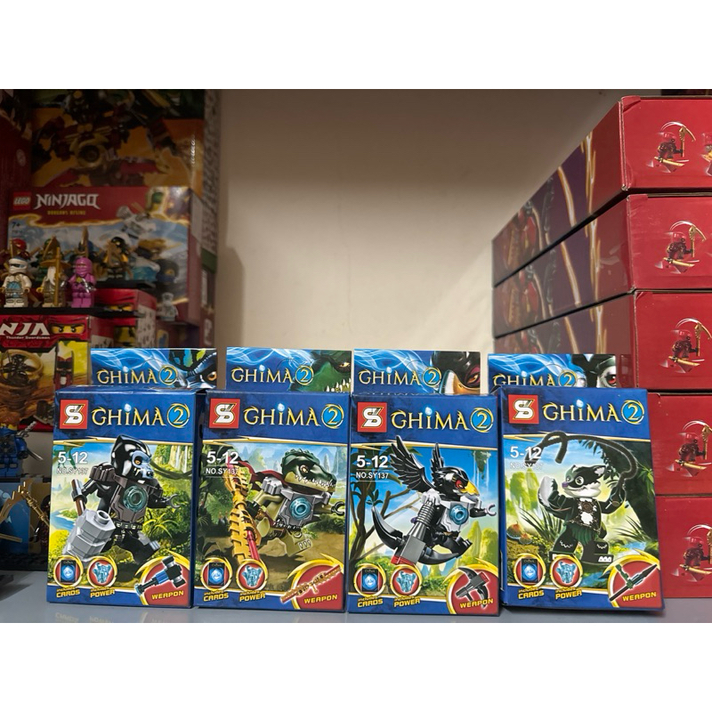 (Có sẵn) SY Chima- Mô hình lắp ráp các Minifigures Chima season 1 ...
