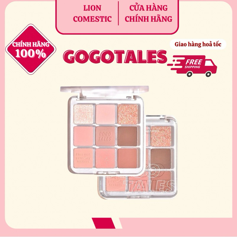 [GOGO TALES] Bảng Phấn Mắt 9 Ô Gogotales Lovely Dream (GT659) | Shopee ...