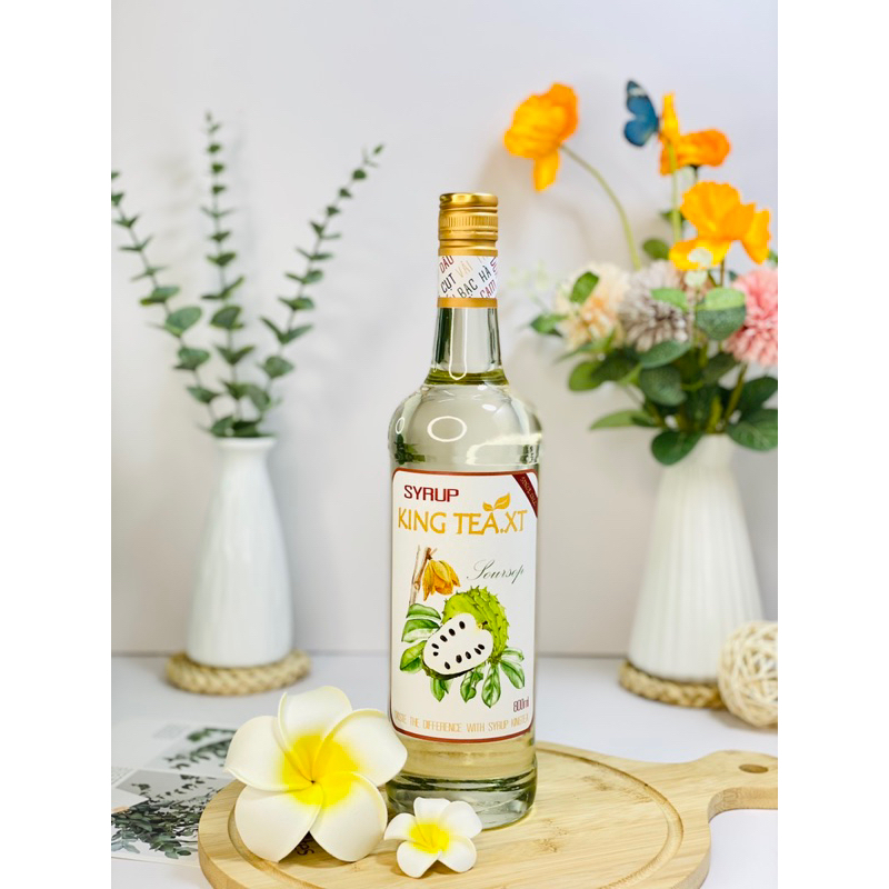 Siro Mãng Cầu(Syrup Soursop)KingTea.XT- Chai Thuỷ Tinh 800ml | Shopee ...