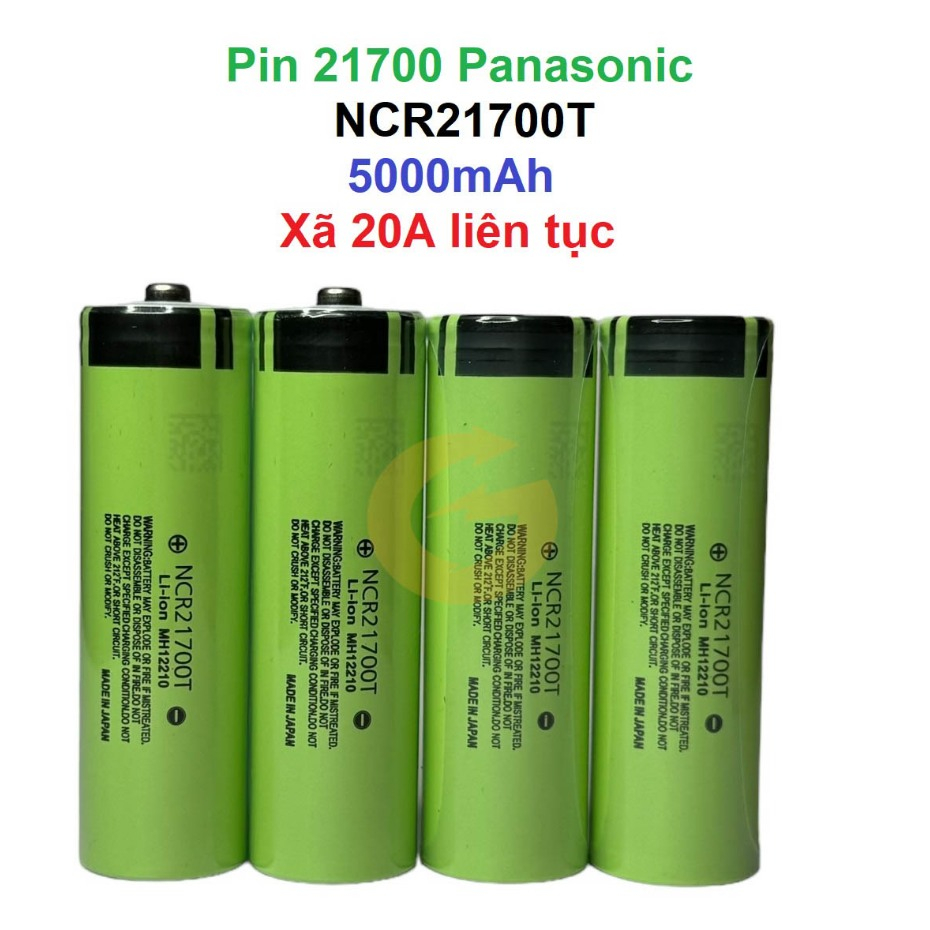 [P09] Pin 21700 Panasonic NCR21700T mới 100% Nhật Bản 5000mah xã 20A ...