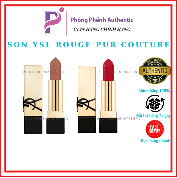 [BILL US] Son YSL RM Rouge Pur Couture Muse Mini 1.3g Fullbox | Shopee Việt Nam