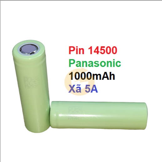 [P10] Pin Sạc 14500 Panasonic dung lượng lớn nhất 1000mAh xã 5A có mã ...