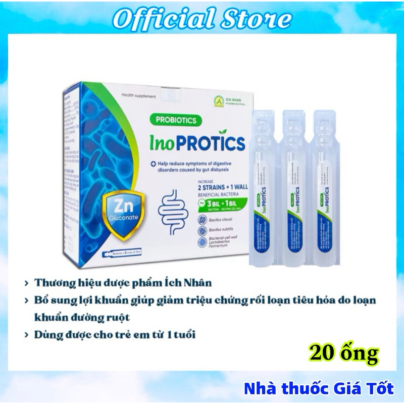 Men Vi Sinh INO PROTICS Bổ Sung Lợi Khuẩn Đường Ruột Giảm Rối Loạn Tiêu ...