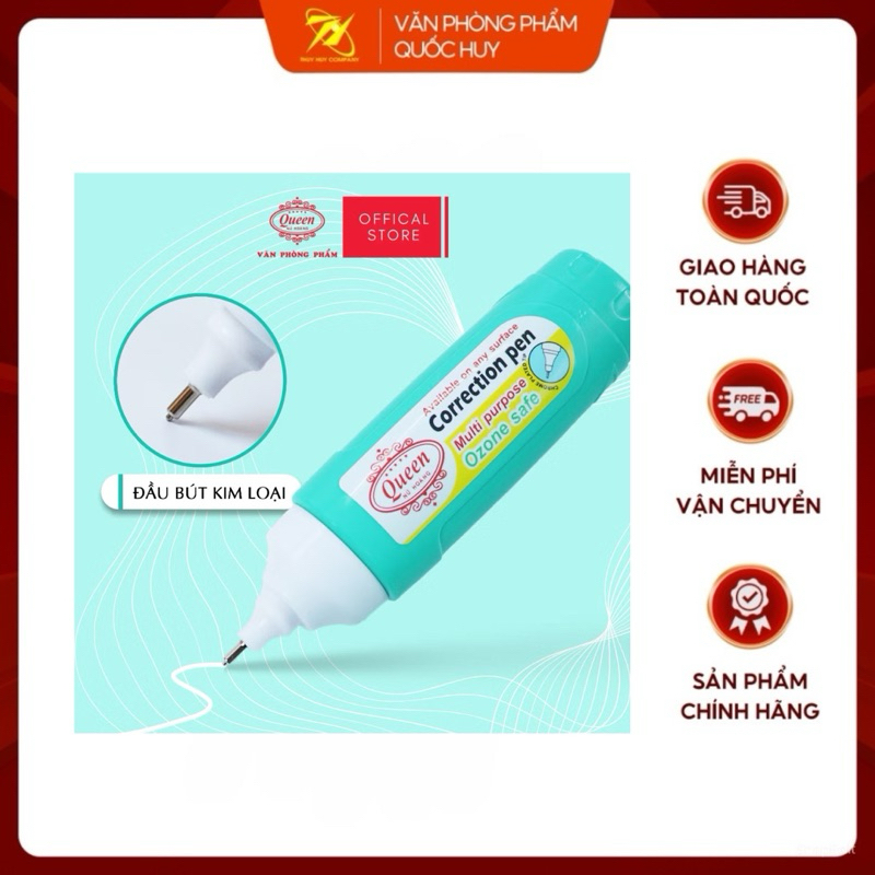 BÚT XOÁ NƯỚC QUEEN CPR-01 - VPP QUỐC HUY | Shopee Việt Nam