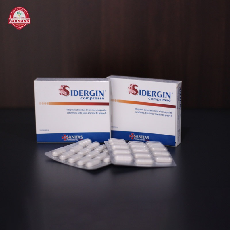 SIDERGIN - Viên uống bổ sung sắt hỗ trợ tăng cường sức khỏe, sắc đẹp và nâng cao sức đề kháng ...