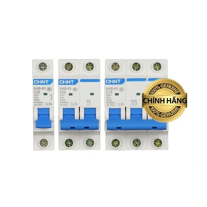 ATTOMAT CHINT MCB 2P 16-63A -át tép 1 pha -NXB32, NXB-63 | Shopee Việt Nam