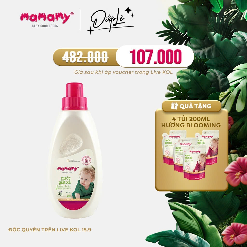 [LIVE] Nước giặt xả thiên nhiên Mamamy | Shopee Việt Nam