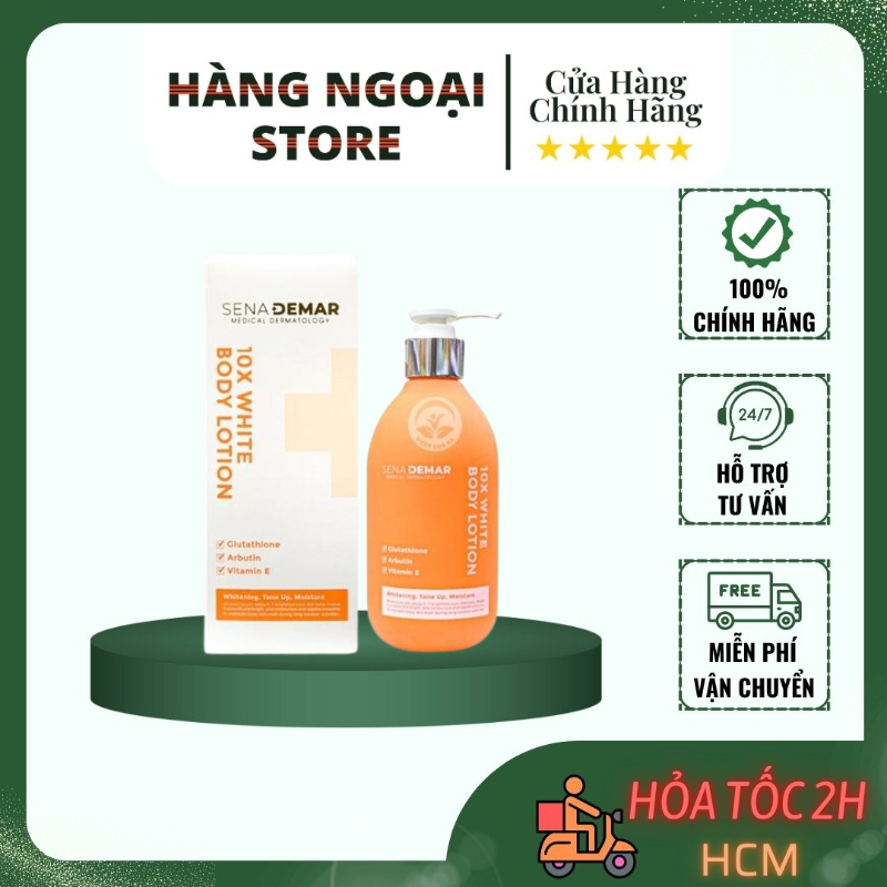 Kem Body Nâng Tone Dưỡng Trắng Sena Demar 10X White Body Lotion 300ml ...
