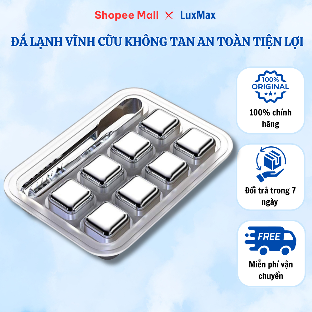 Đá Vĩnh Cửu Không Tan INOX304 An Toàn Cao Cấp Lạnh Vĩnh Cửu Dùng Tiện ...