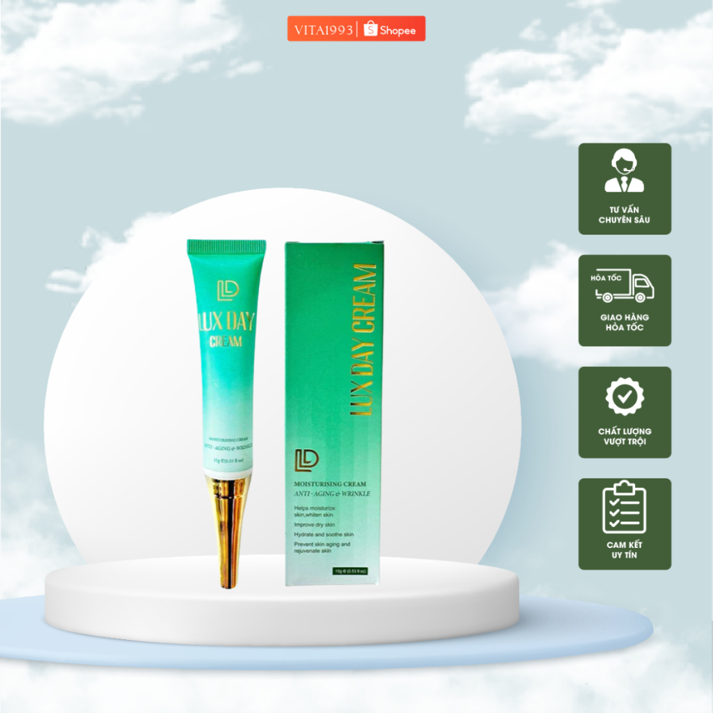 Kem dưỡng ban ngày Lurcinn Lux Day Cream 15g cung cấp độ ẩm giúp da đàn hồi săn chắc | Shopee ...