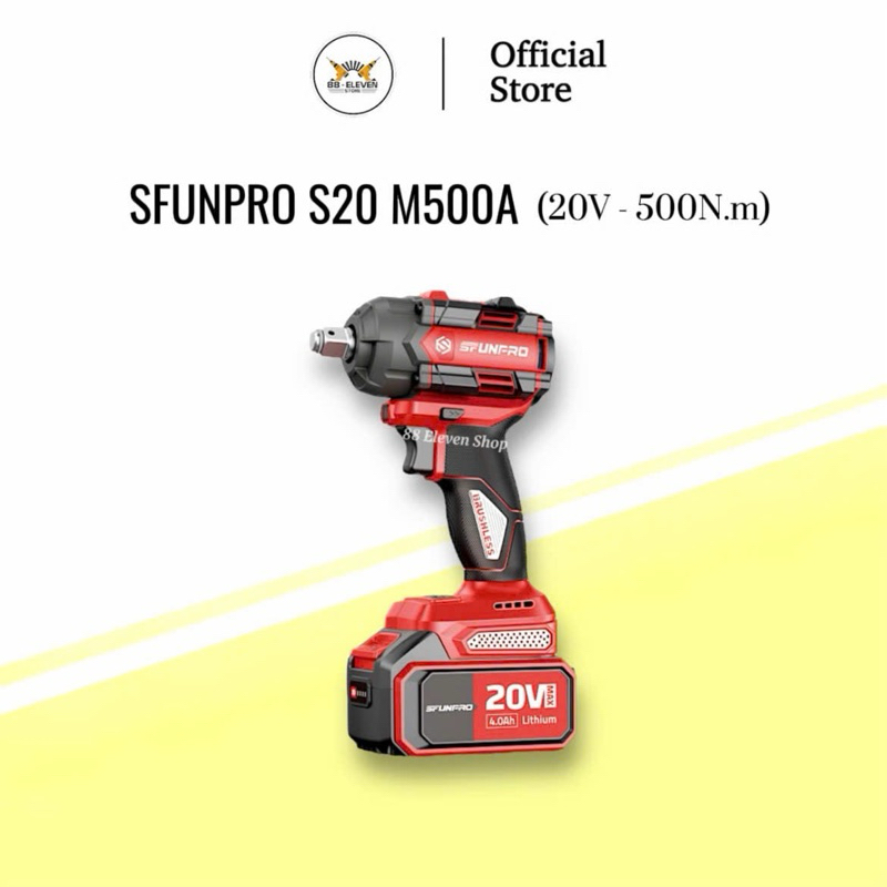 Máy Mở Bulong 20V Sfunpro Lực Siết 500N.m Mã S20 M500A | Shopee Việt Nam
