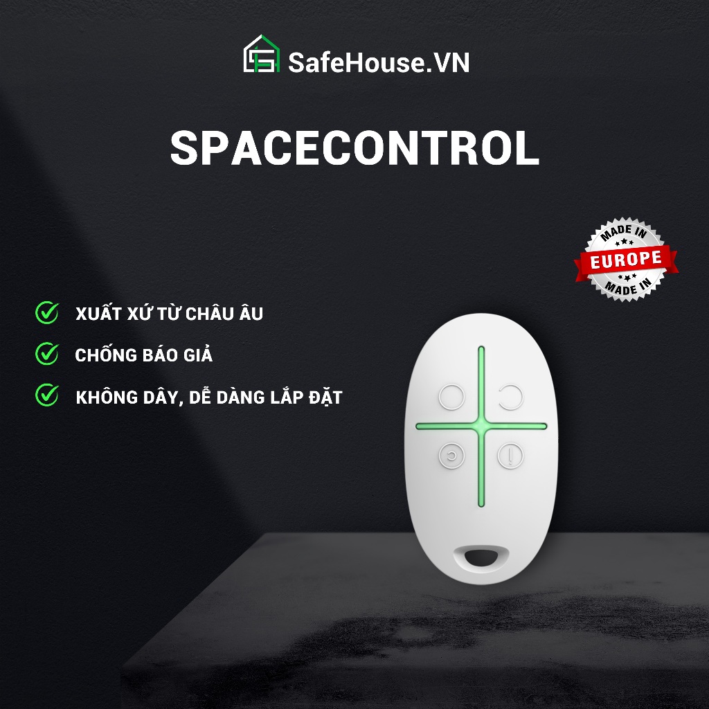 Ajax SpaceControl - Nút Bấm Kích Hoạt Chế Độ Khẩn Cấp Không Dây - Bảo Hành 24 Tháng | Shopee ...