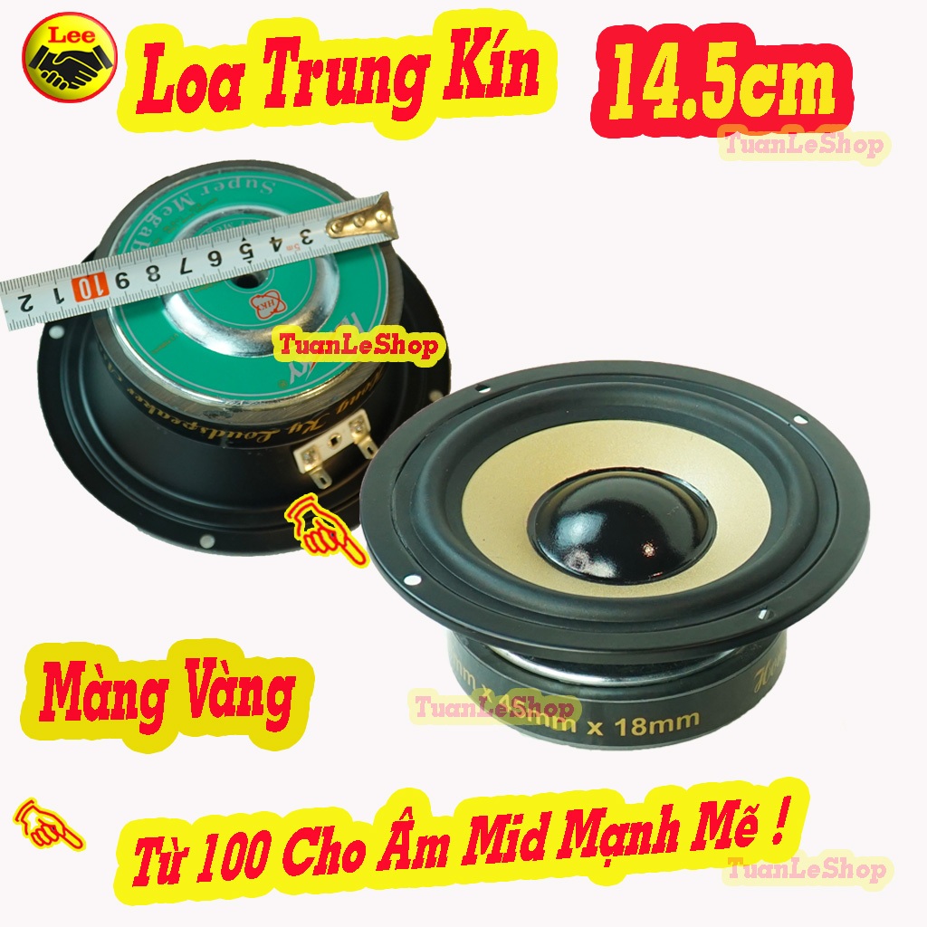 LOA TRUNG KÍN 14.5CM - LOA TRUNG 12 HỒNG KỲ VÀNG – LOA TRỢ LỜI 14.5CM GIÁ 01 LOA TRUNG KÍN 14 ...