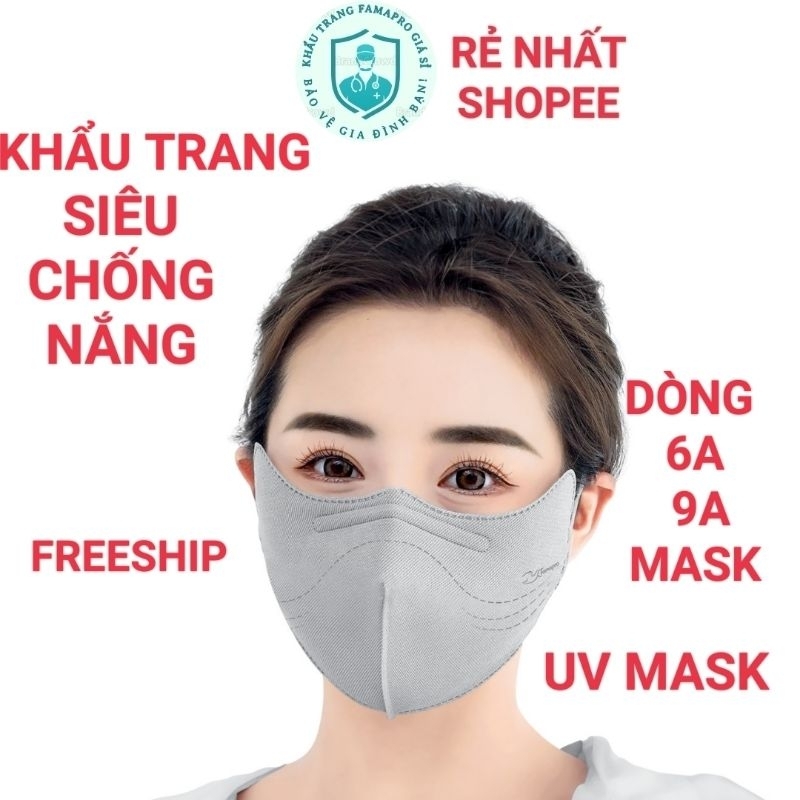 100 cái Khẩu trang 9A UV Mask Famapro/ 6A Famapro/ 6A PT mask/ 9A PT ...