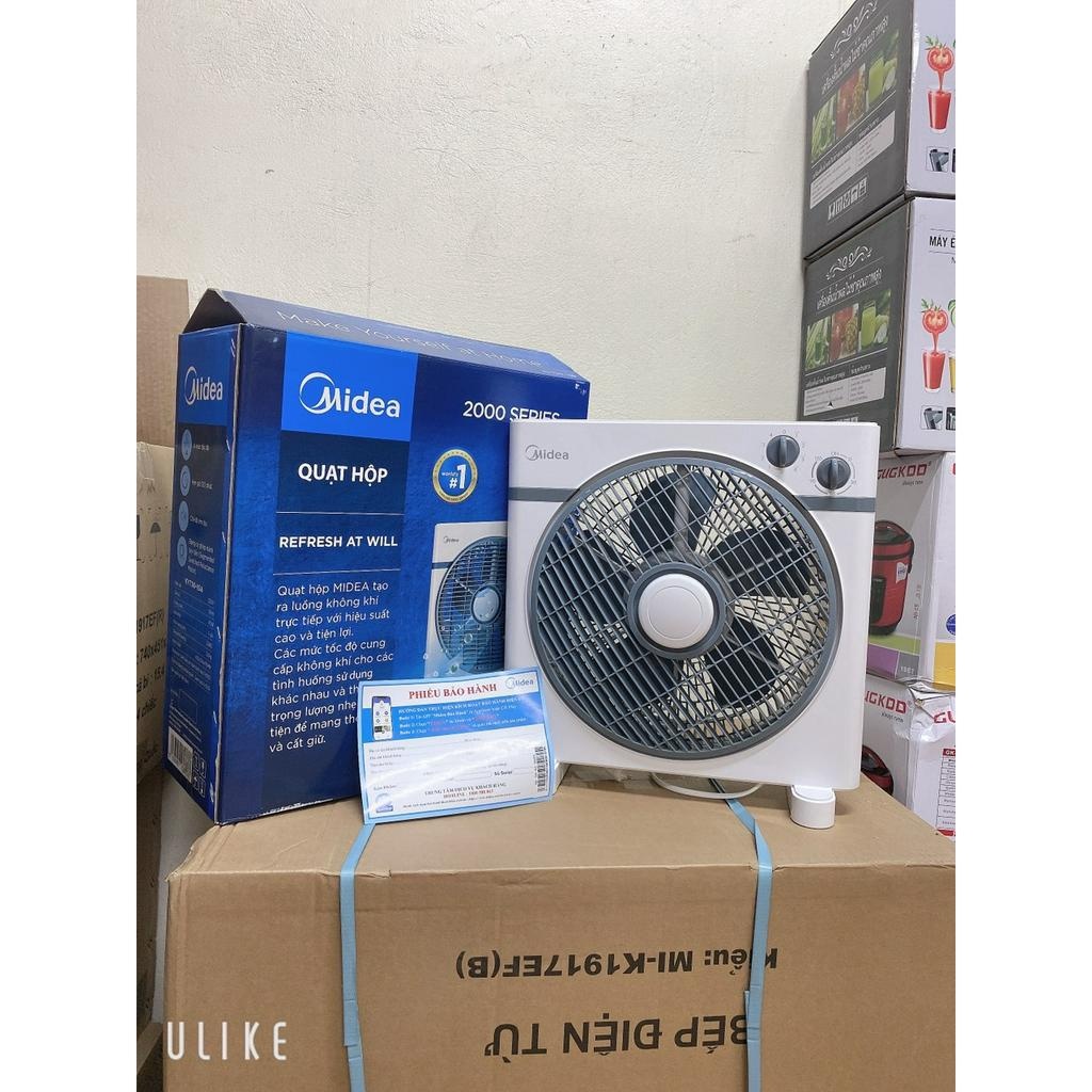 Quạt hộp Midea KYT30-15A công suất 40W quạt hộp tản gió động cơ mạnh mẽ với 4 tốc độ gió hẹn giờ ...