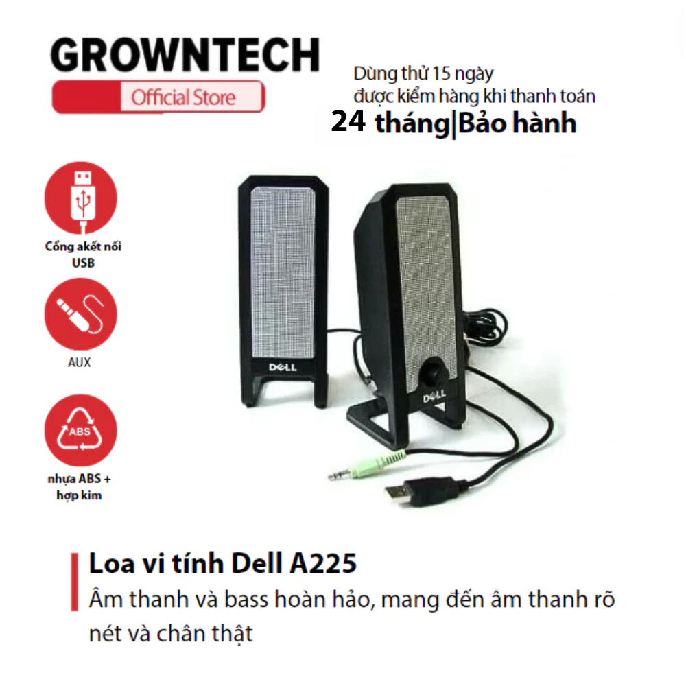 Loa vi tính Dell A225 bass cực hay chất lượng âm thanh cao cấp | Shopee ...