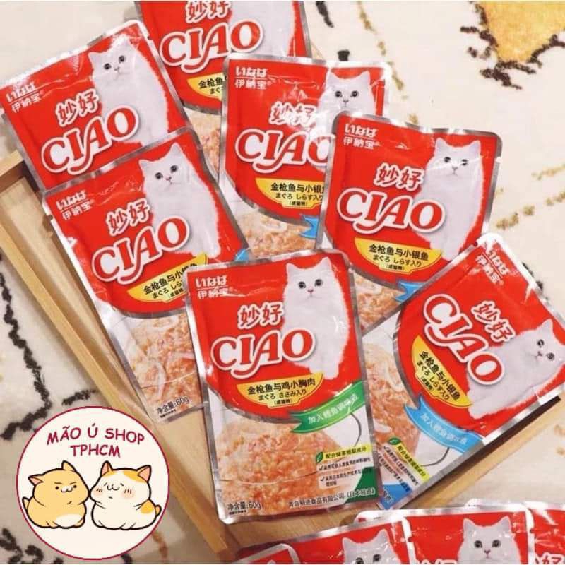 [COMBO 12-48bịch] PATE CIAO 60g CHO MÈO | Shopee Việt Nam