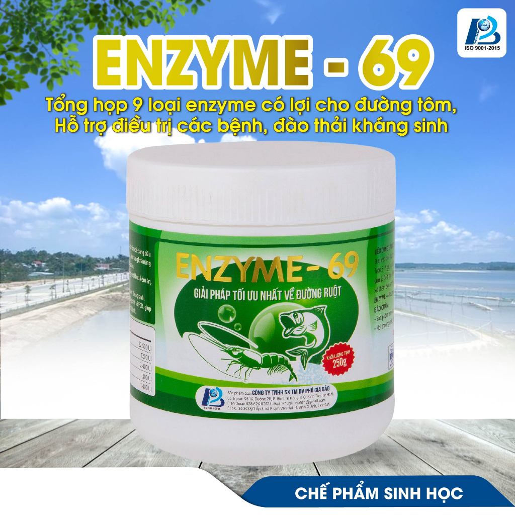 ENZYME 69 - Bổ sung Enzyme tiêu hóa cho đường ruột tôm cá | Shopee Việt Nam