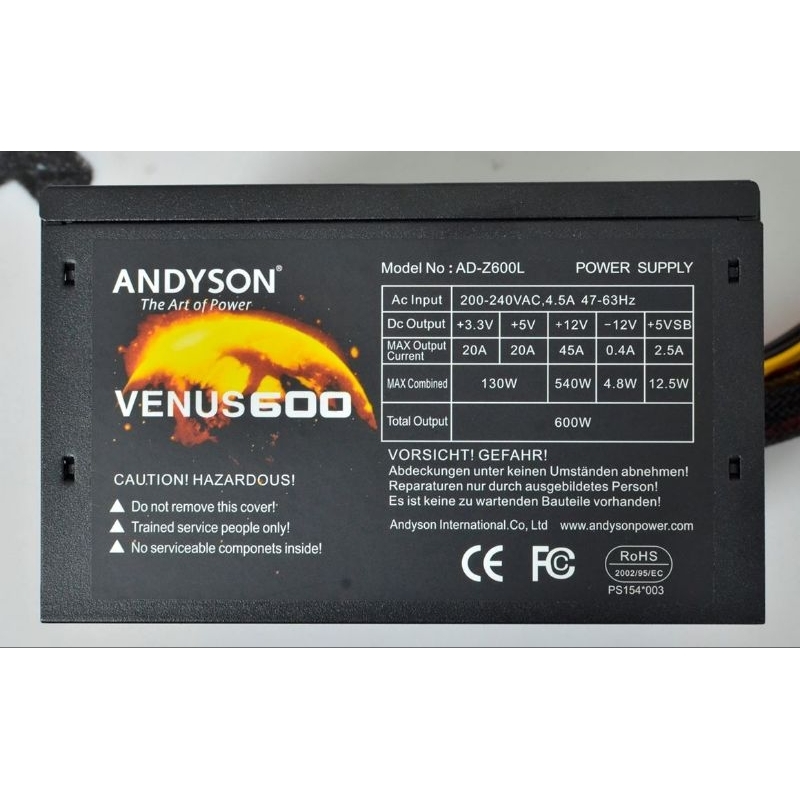 Nguồn Andyson Venus 500W hàng tháo máy đã qua sử dụng | Shopee Việt Nam