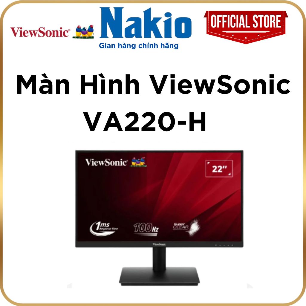 [MÃ MỚI] Màn hình LCD Viewsonic VA220-H (21.5 inch/ 1920 x 1080/ 250 cd ...
