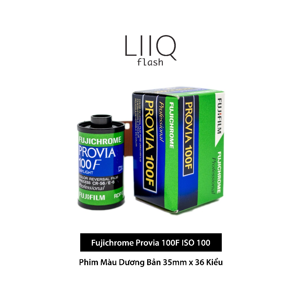 Phim Fujichrome Provia 100F ISO 100, Màu Color Reversal, 135/35mm x 36 Kiểu, In Date Cho Máy ...