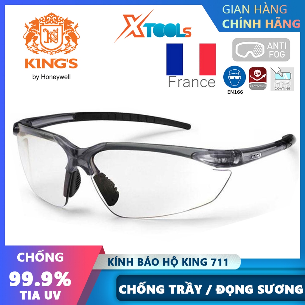 Kính bảo hộ Kings KY711 Kính chống bụi, chống đọng sương, chống tia UV ...