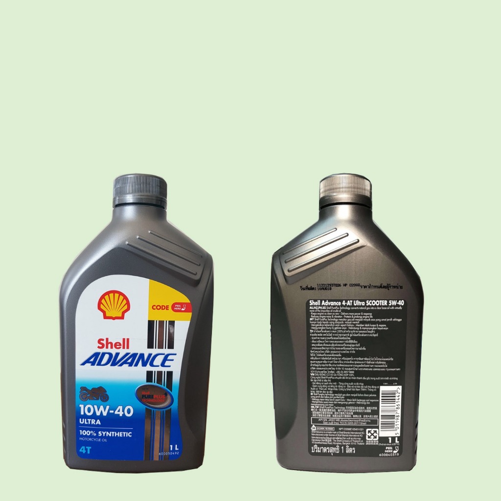 ( hà nội) Shell Châu Á - Nhớt Shell Advance Ultra 10W-40 Made in ...