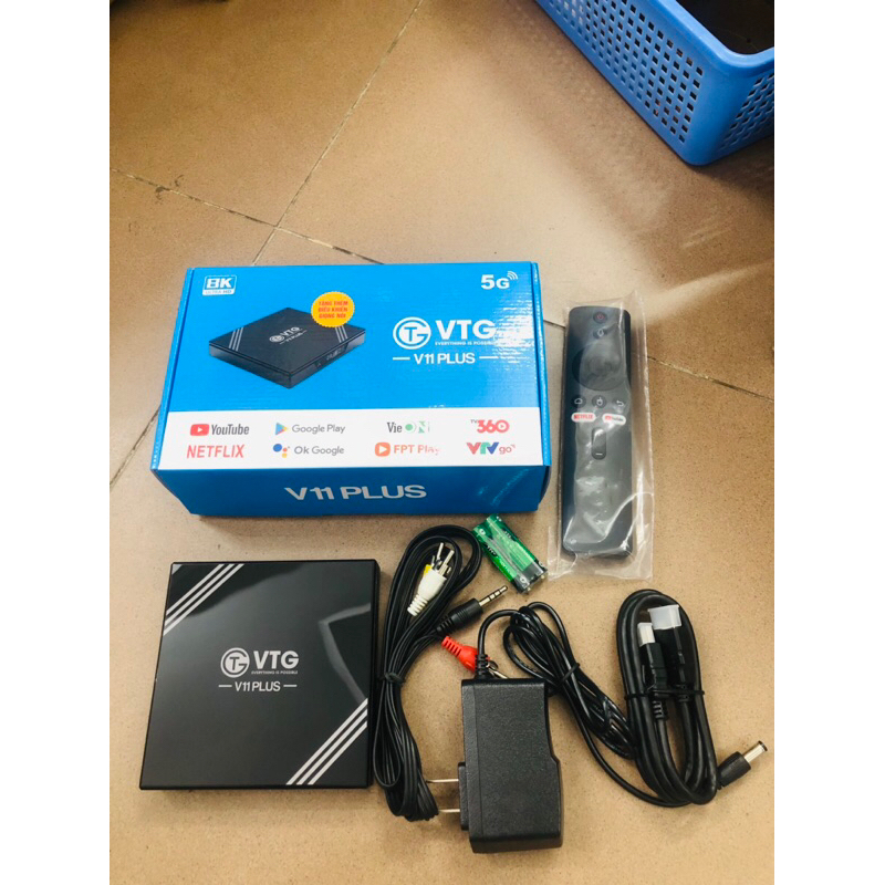 TV Box V11 plus 16GB Rom + 2GB Ram + khiển nói | Shopee Việt Nam