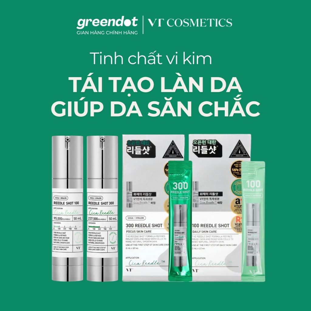 Tinh chất vi kim VT COSMETICS Reedle Shot 100/300 | Shopee Việt Nam