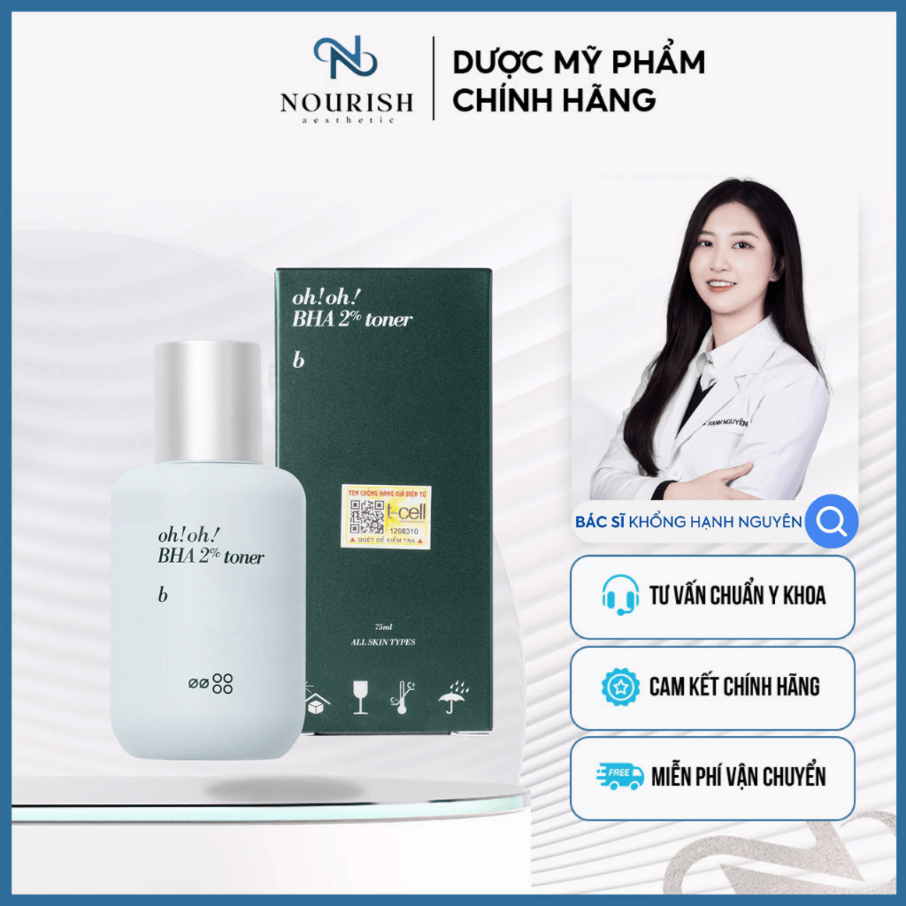 [HÀNG CÔNG TY] Nước Cân Bằng 2% BHA Tẩy Tế Bào Chết, Làm Sạch Sâu Da oh ...