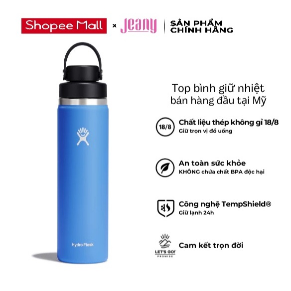 Bình giữ nhiệt Hydro Flask 24 oz (710ml) Wide Flex Chug Cap - Hàng chính hãng (Phiên bản 2024 ...