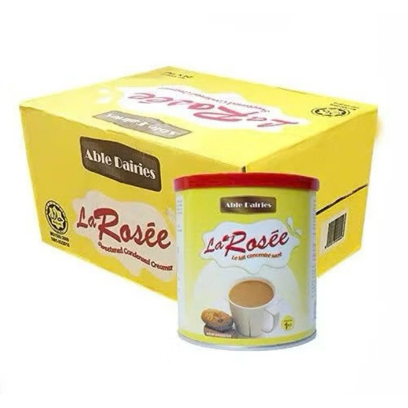 Thùng 24 Hộp Sữa Đặc Lon La'Rosee (LaRosée) nhập khẩu Malaysia 1Kg ...