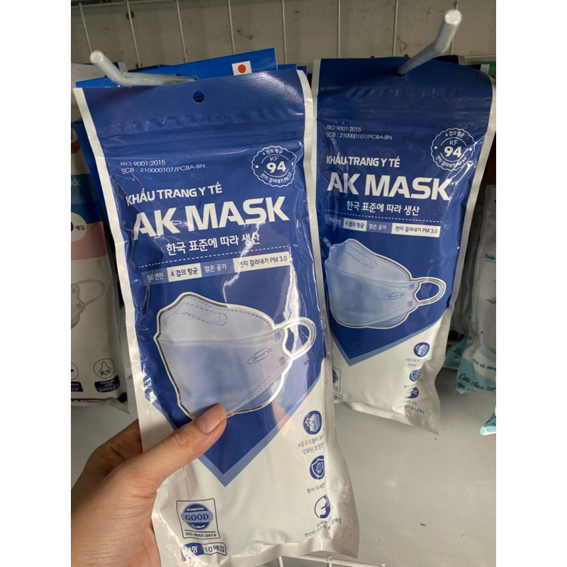 [CHÍNH HÃNG] khẩu trang y tế AK MASK k94 | Shopee Việt Nam