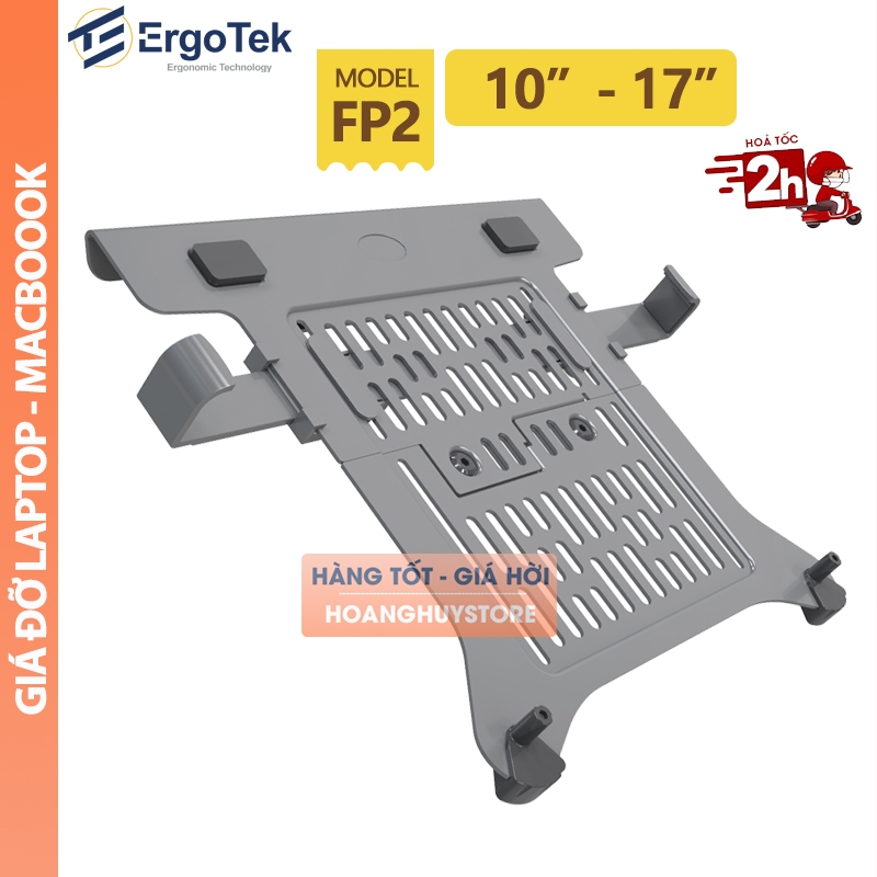 Giá Đỡ Kẹp LAPTOP / MÁY TÍNH BẢNG / MACBOOK / IPAD ErgoTek FP2 10 - 17 INCH - Lắp Đặt Cùng Giá ...