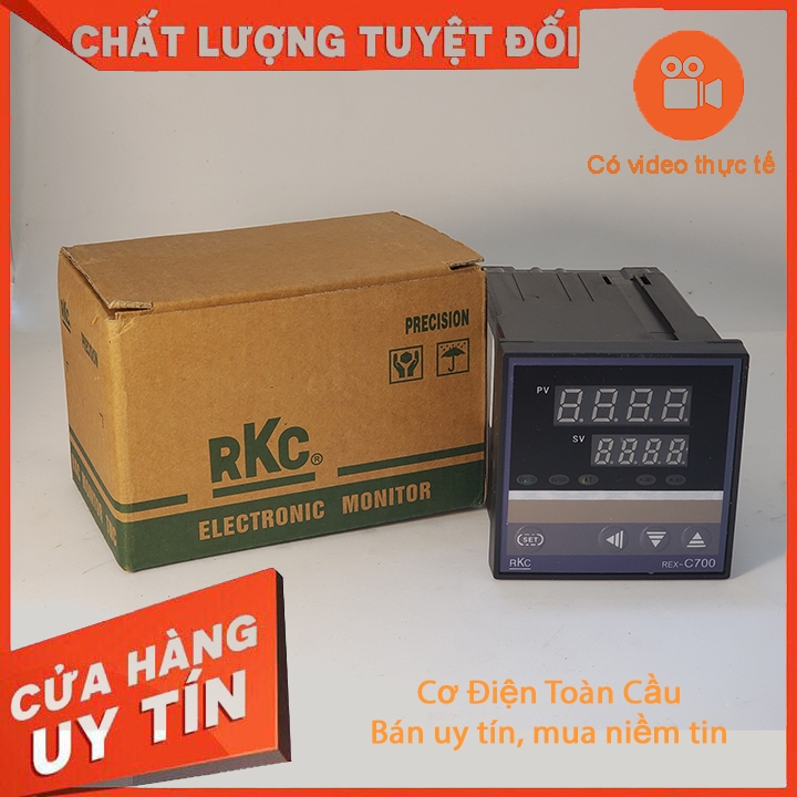 Bộ điều khiển nhiệt độ ( đồng hồ nhiệt độ ) RKC C700 mặt 72x72 75x75 ...