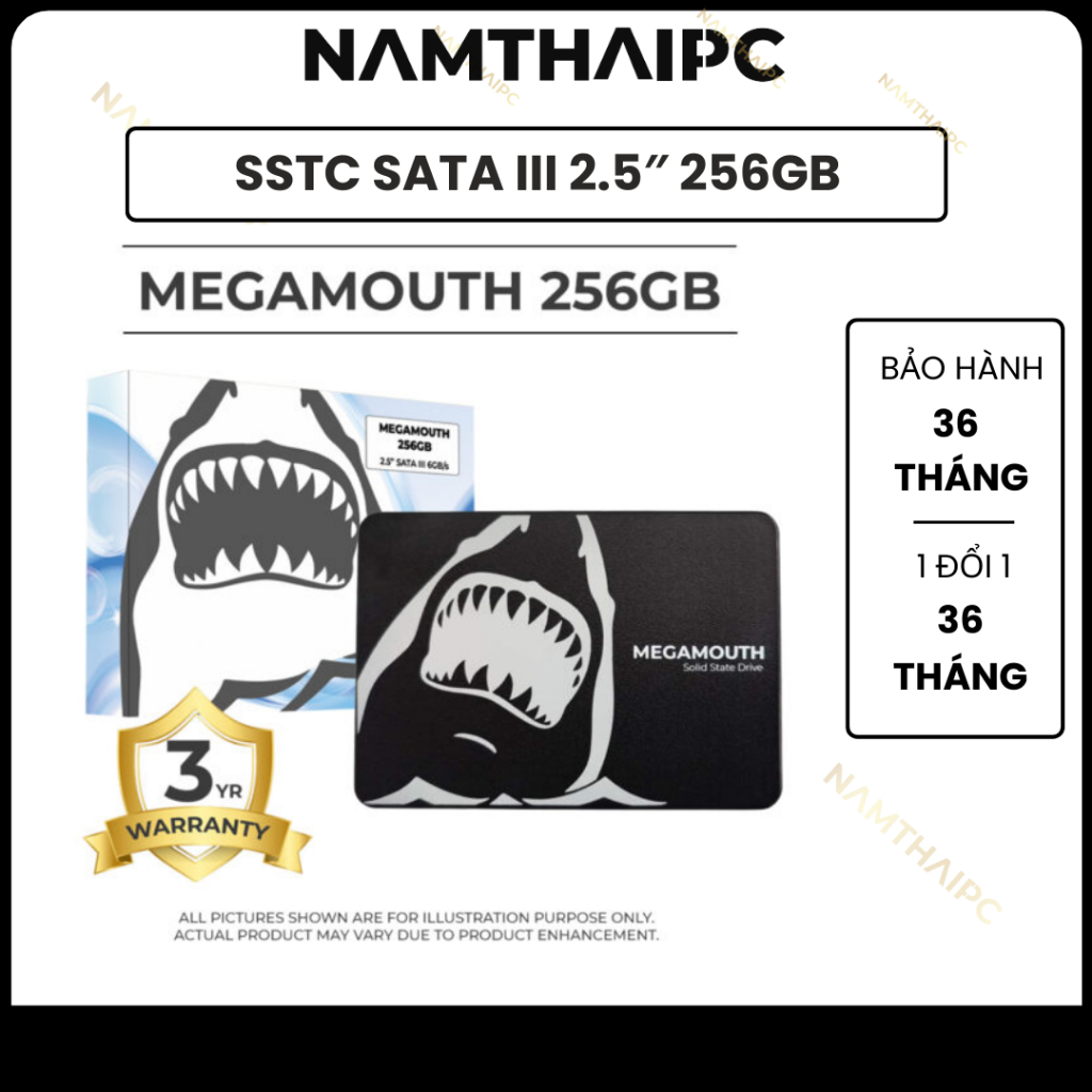 SSD SSTC 2.5 Sata 3 M110 256GB, NEW 1 ĐỔI 1 36 THÁNG | Shopee Việt Nam