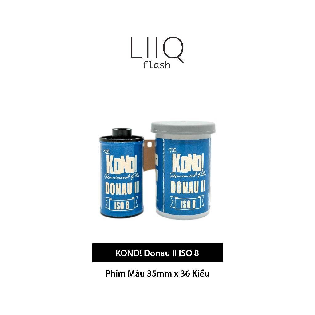 Phim KONO! Donau II ISO 8, Màu Color, 135/35mm x 36 Kiểu, In Date Cho ...