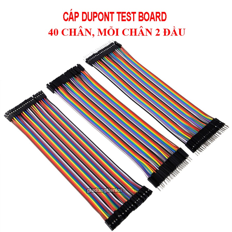 Dây Cáp Dupont 40 chân - dùng Làm Arduino DIY (dây test board) | Shopee ...