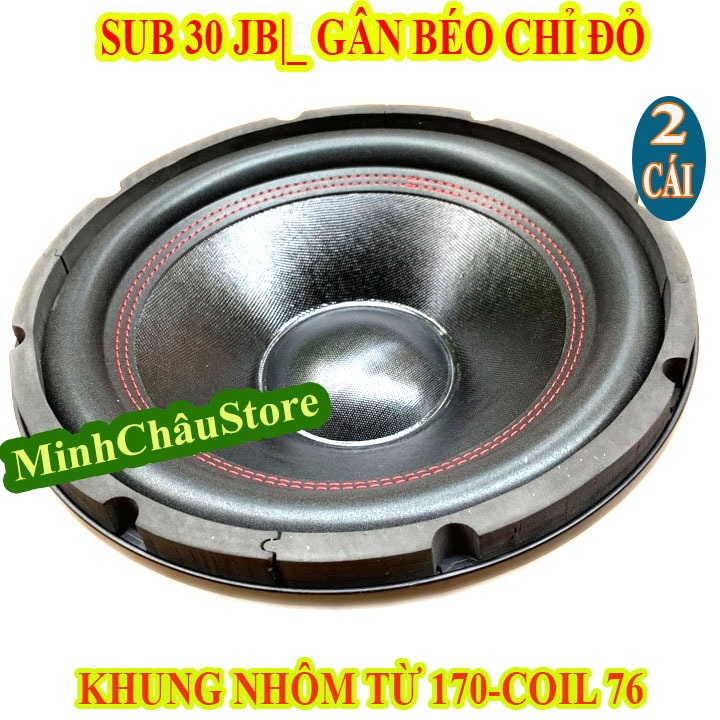 CẶP LOA SUB 30 MARTIN TỪ 170 COIL 75 CHỈ ĐỎ GÂN BÉO KHUNG NHÔM - GIÁ 2 ...