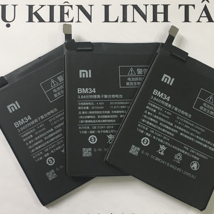 Pin Xiaomi Mi Note Pro, BM34 | Shopee Việt Nam