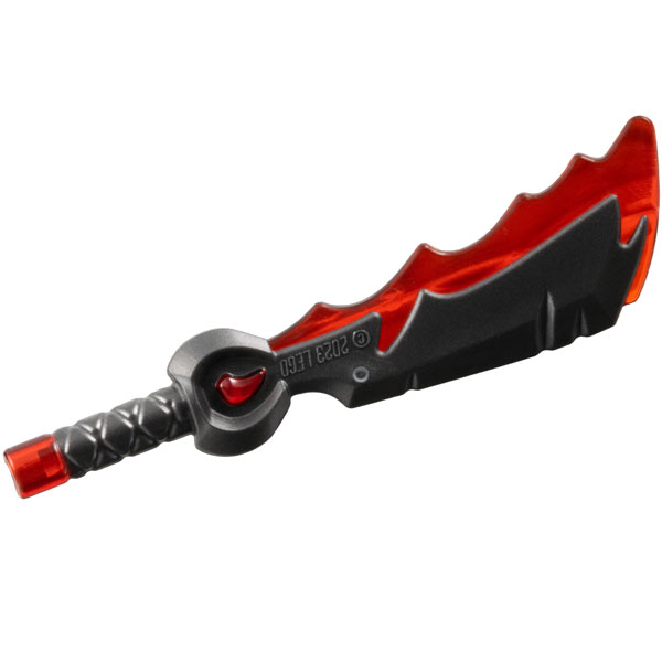 [Part LEGO chính hãng] Sword with Molded Trans-Red Pommel, Jewel in ...