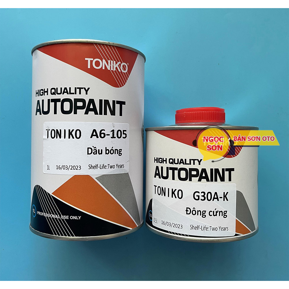 Bóng 2k Toniko kèm đóng rắn bộ 1.5lit không cần dung môi | Shopee Việt Nam