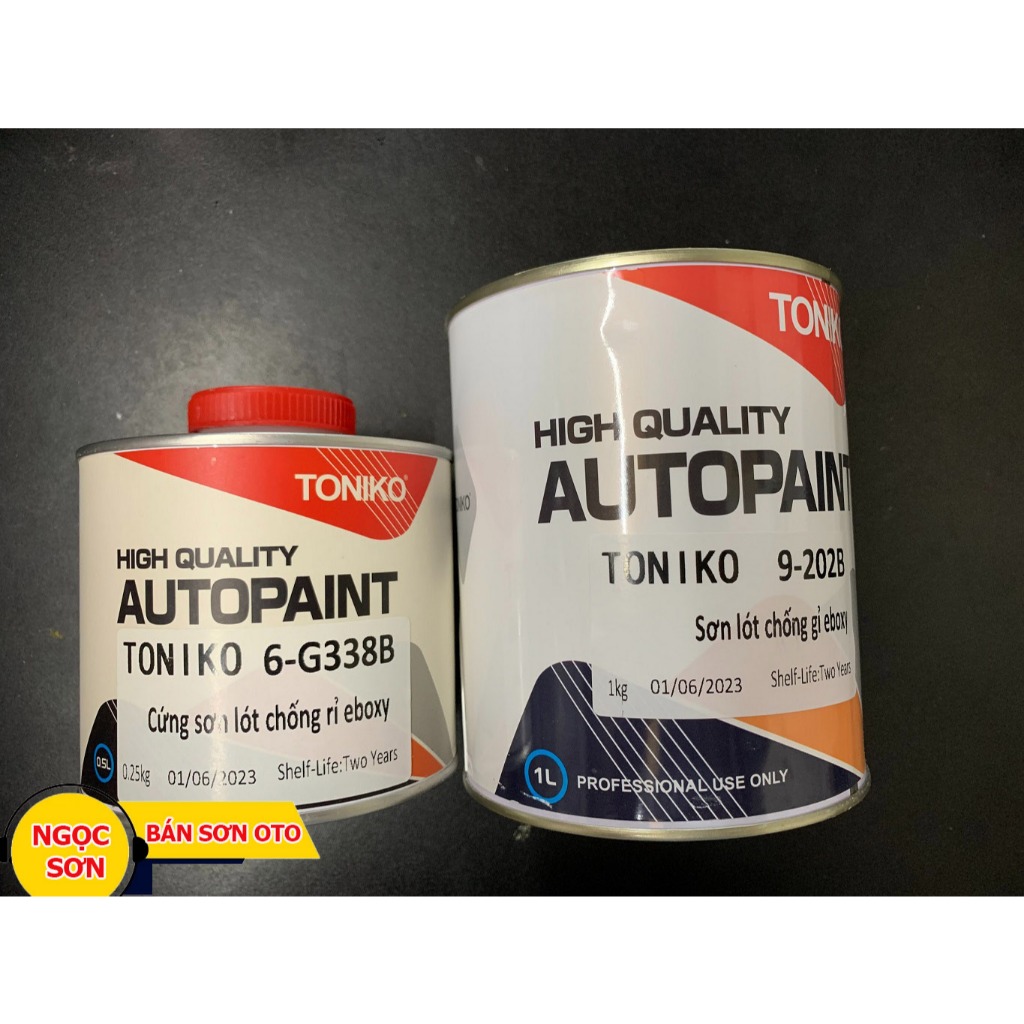 Sơn lót chống rỉ ô tô xe máy Toniko 1.25kg cao cấp | Shopee Việt Nam