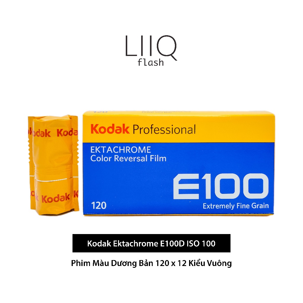 Phim Kodak Ektachrome E100D ISO 100, Màu Color Reversal, 120 x 12 Kiểu ...